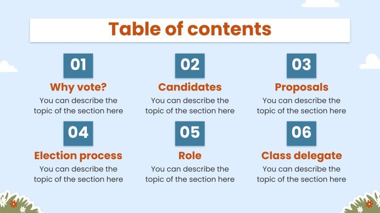 Elections for Class Delegate | Google Slides & PowerPoint