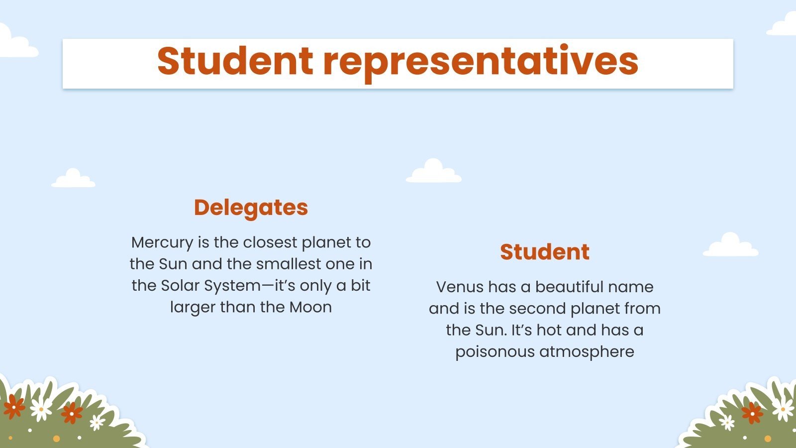 Elections for Class Delegate | Google Slides & PowerPoint