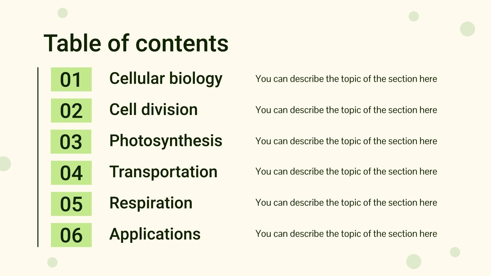 Cell Processes and Energy - Science | Google Slides & PPT