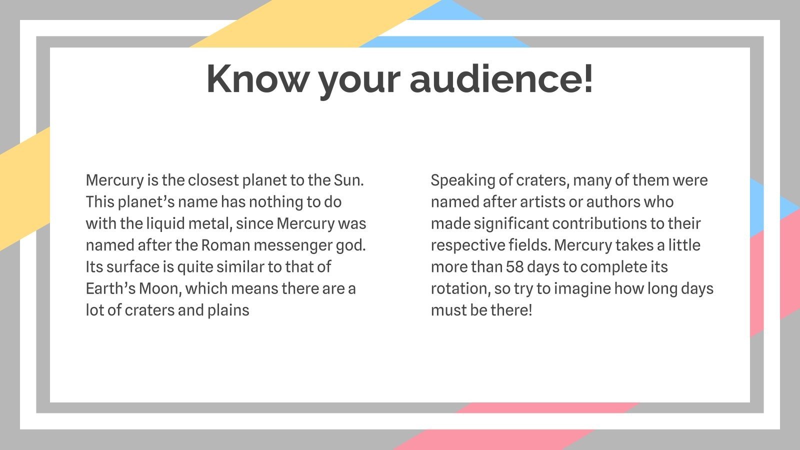 Presentation Tips for High School Students | Google Slides