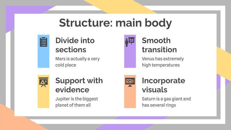 Presentation Tips for High School Students | Google Slides