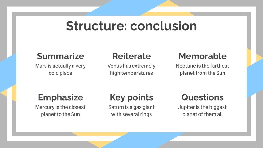 Presentation Tips for High School Students | Google Slides