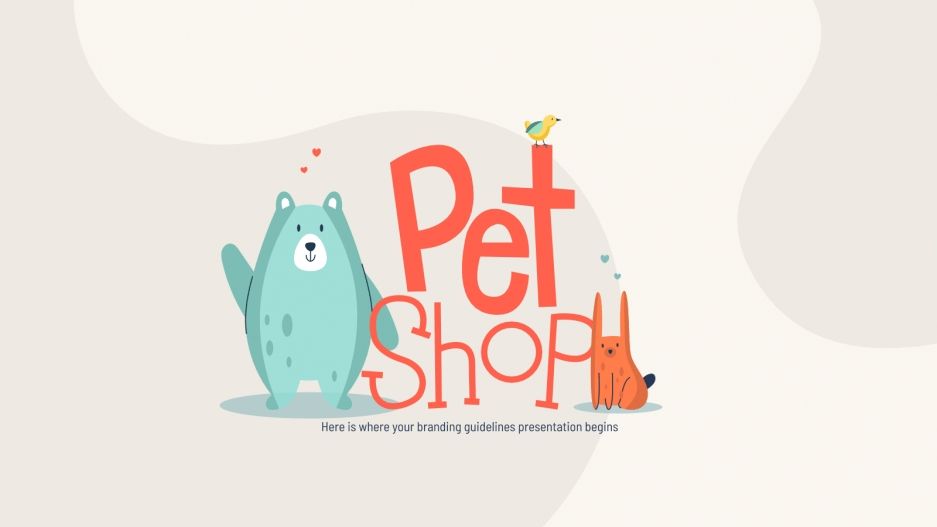 Pet Shop Branding Google Slides and PowerPoint Template