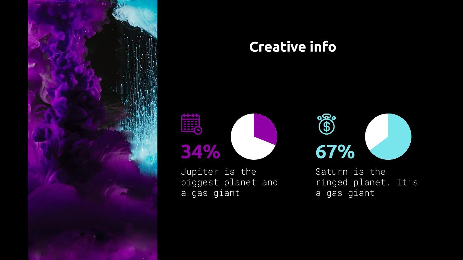 Colorful Ink Google Slides and PowerPoint Template