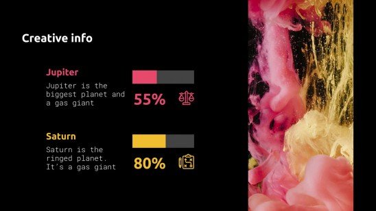 Colorful Ink Google Slides and PowerPoint Template