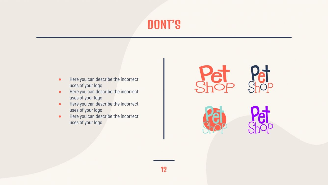 Pet Shop Branding Google Slides and PowerPoint Template