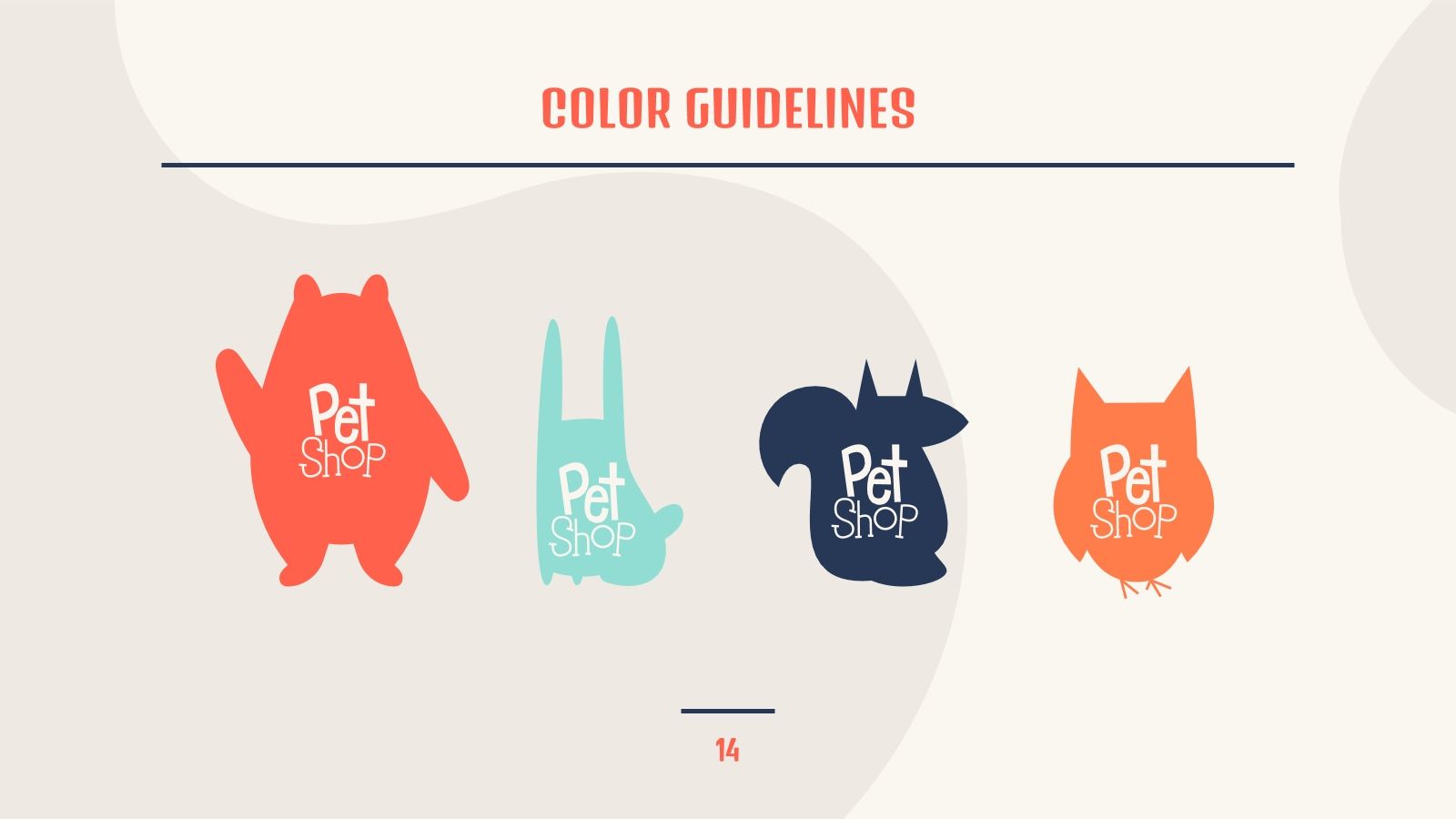 Pet Shop Branding Google Slides and PowerPoint Template