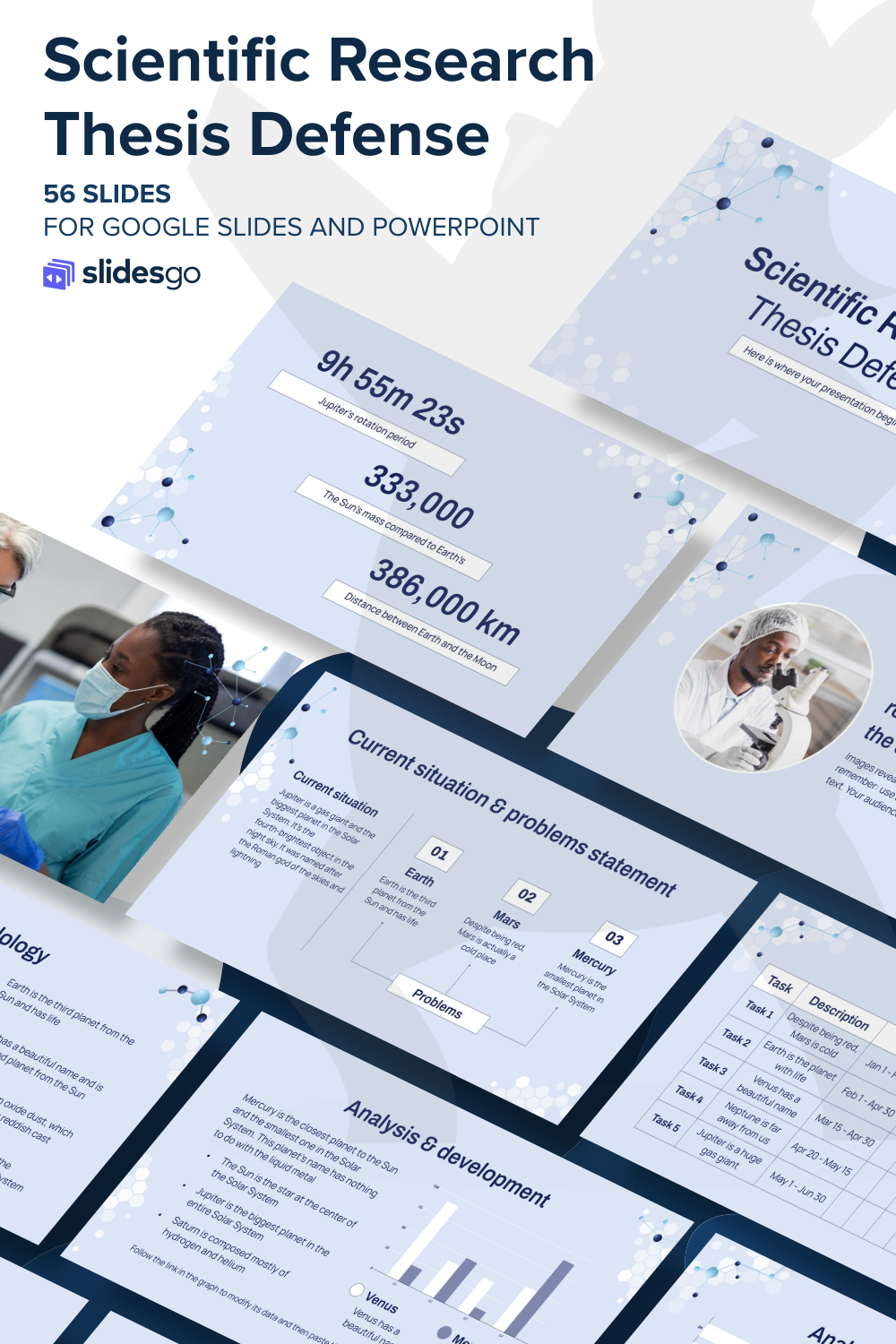 Scientific Research Thesis Defense | Google Slides & PPT