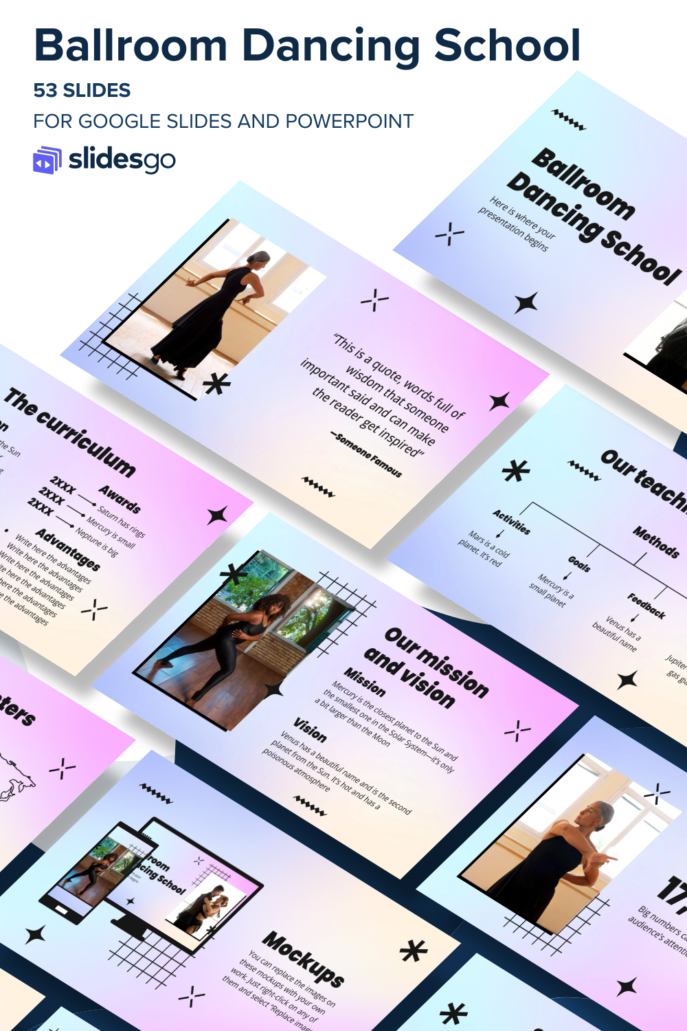 Ballroom Dancing School | Google Slides & PPT