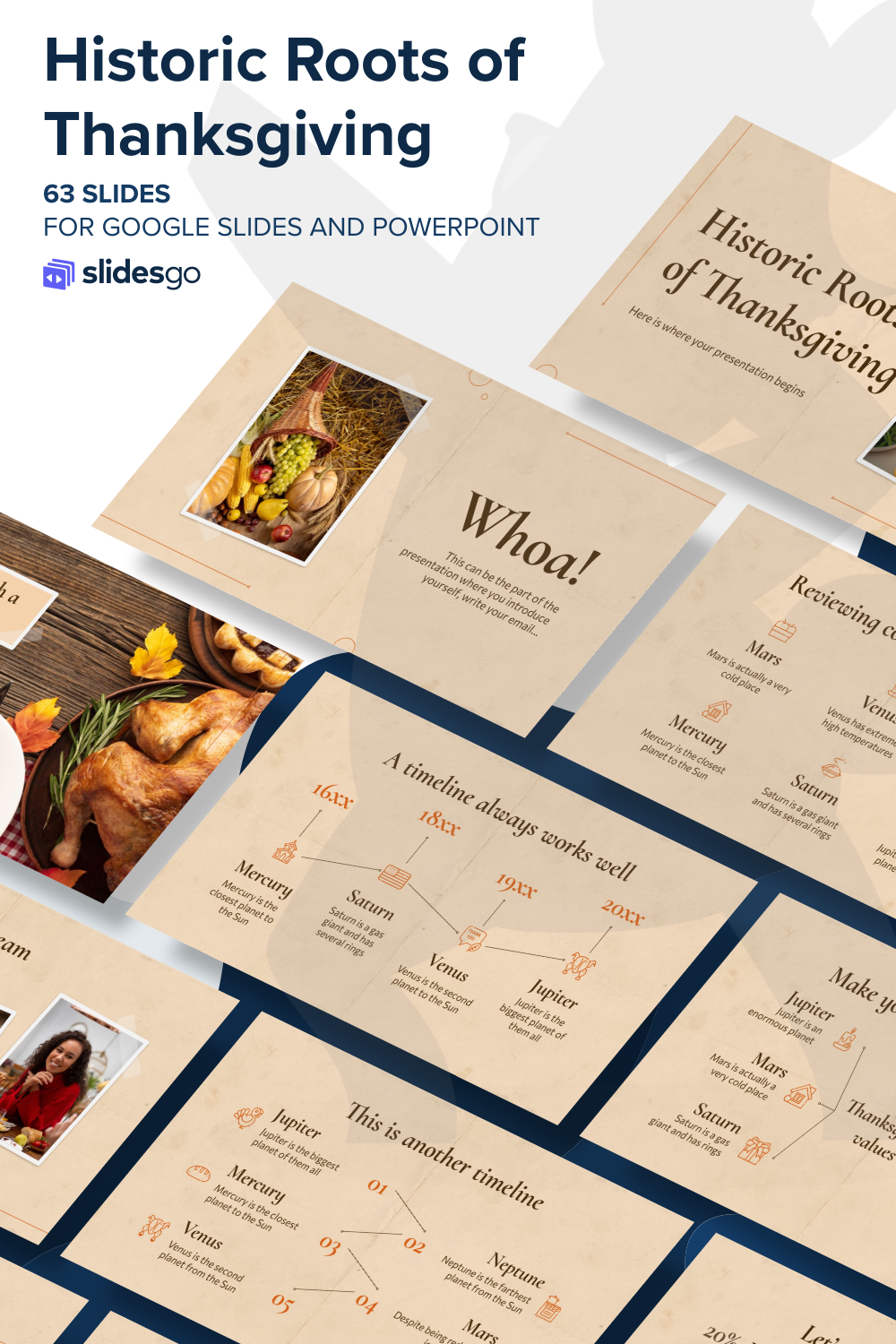 Historic Roots of Thanksgiving | Google Slides & PowerPoint