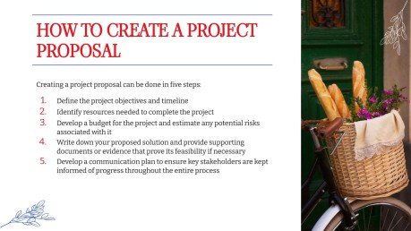 French Food Restaurant Project Proposal | Google Slides