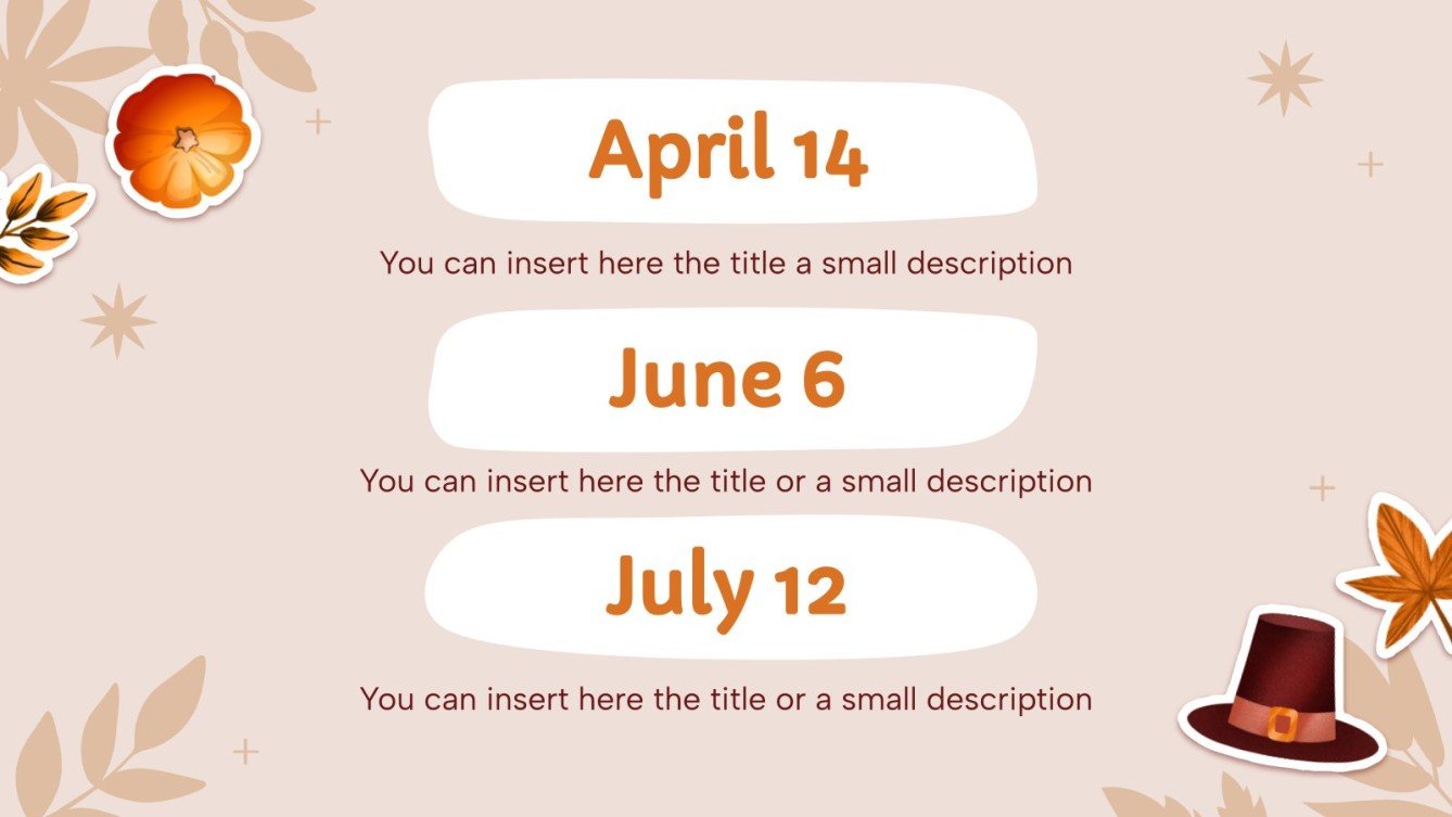 Happy Thanksgiving Newsletter | Google Slides & PPT