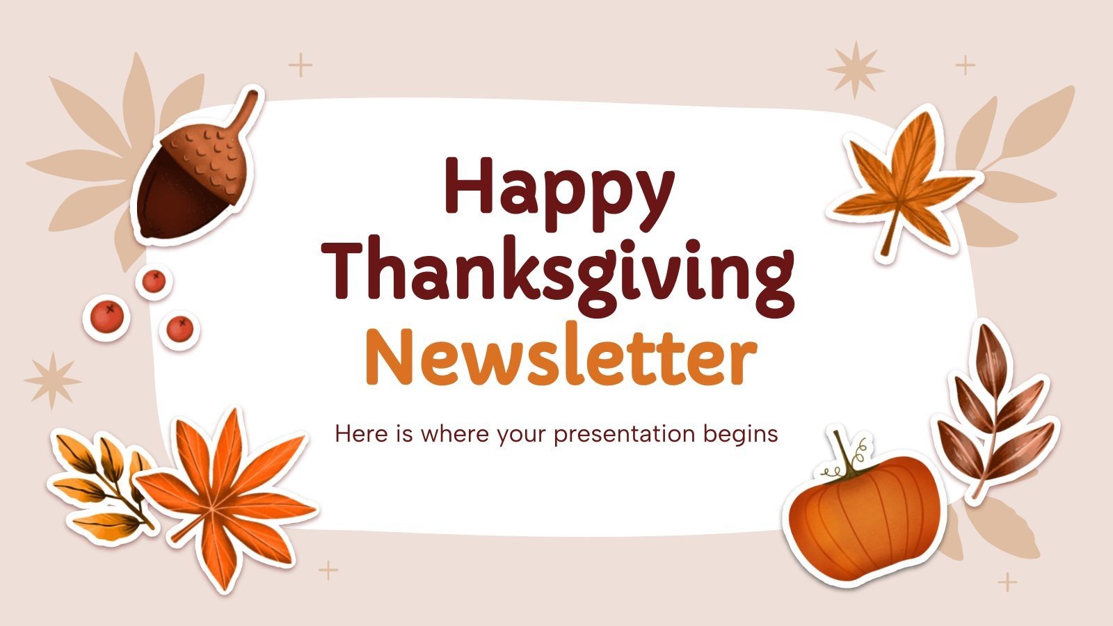Free Thanksgiving Google Slides themes and PPT templates