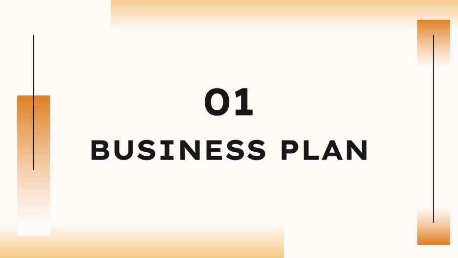 Modern Creative Orange Business Plan | Google Slides & PPT