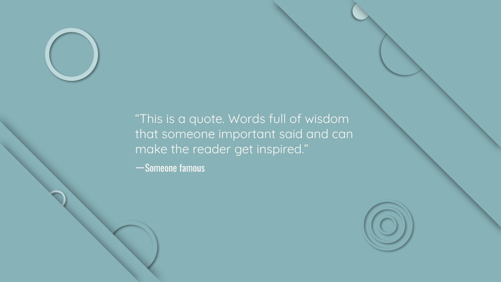 Blue Communication Google Slides and PowerPoint Template