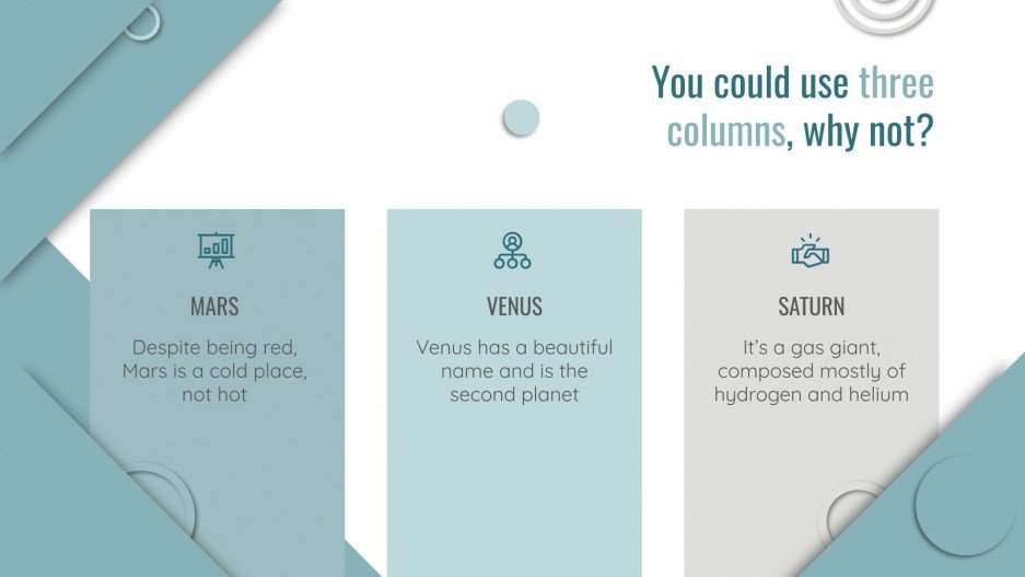 Blue Communication Google Slides and PowerPoint Template