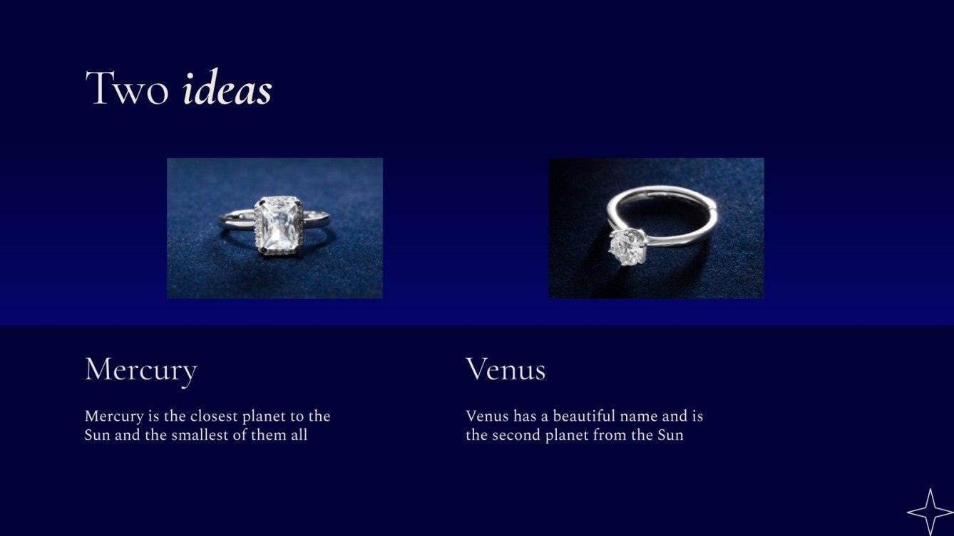 Luxury Diamond Jewelry Company Profile | Google Slides