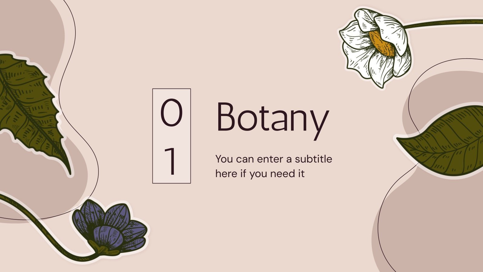 Vegetation and Botany at School Environment | Google Slides