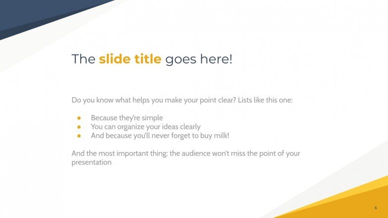 Yellow Abstract Business Google Slides and PowerPoint Template