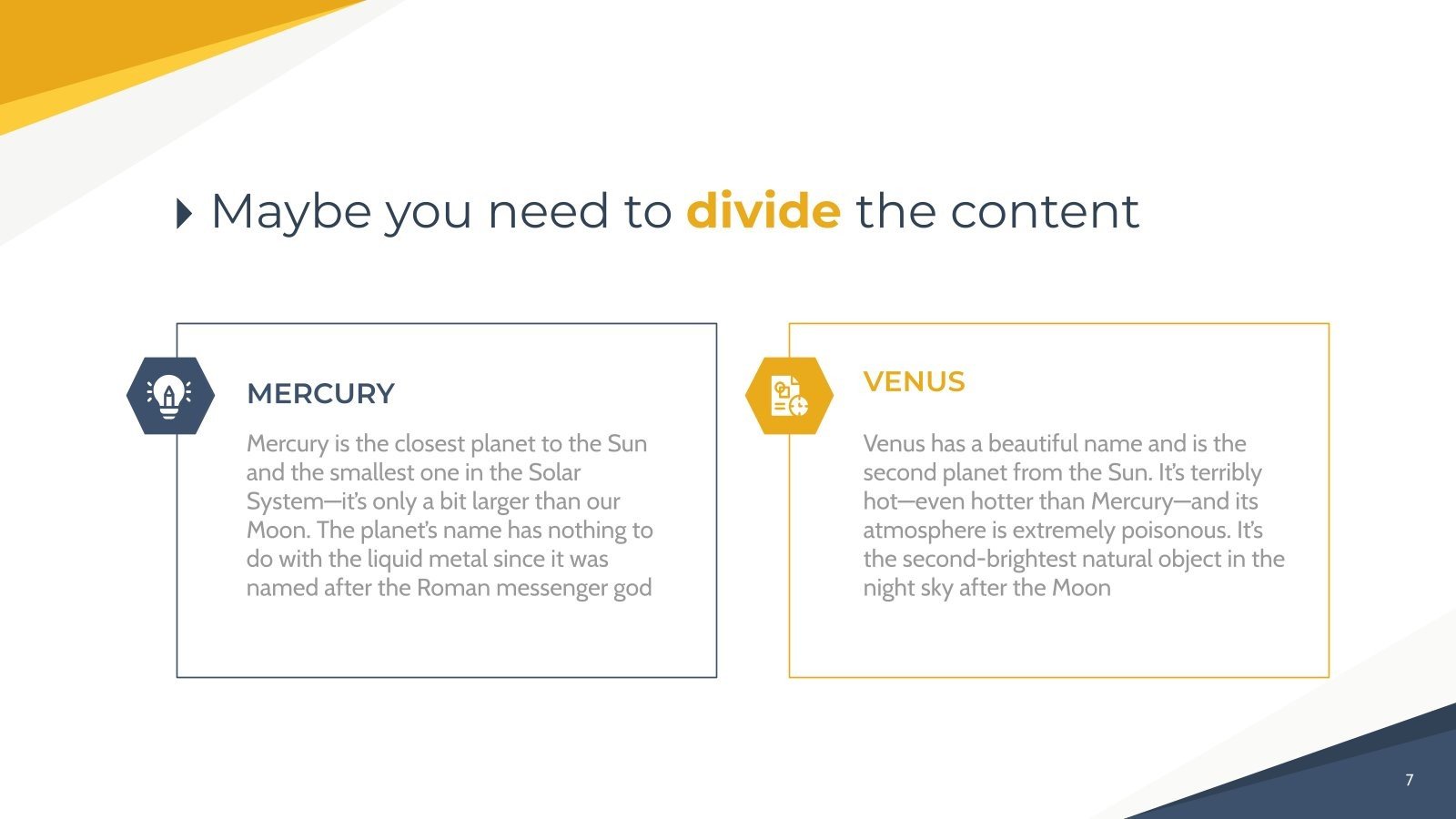 Yellow Abstract Business Google Slides and PowerPoint Template