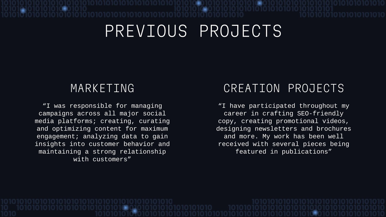 Presentación Portafolio de hacker profesional