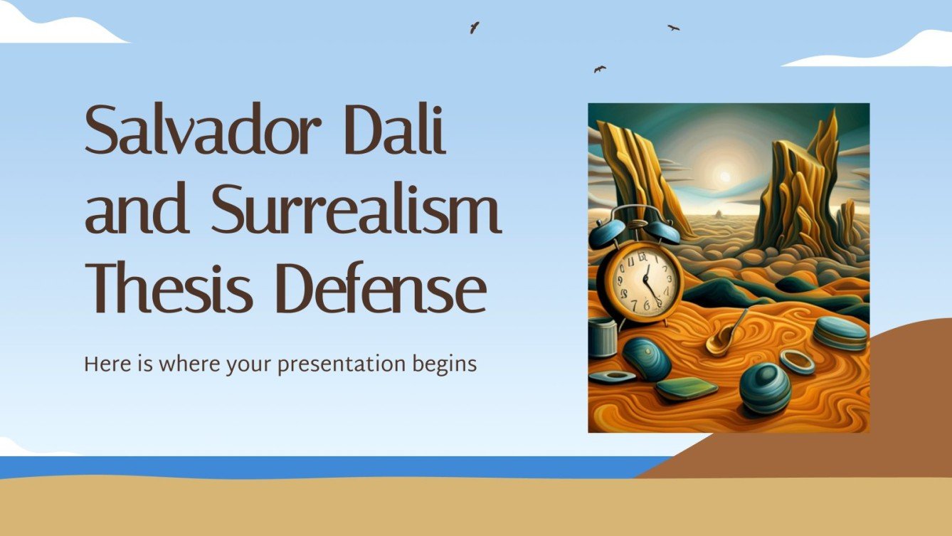 Salvador Dali and Surrealism Thesis Defense | Google Slides