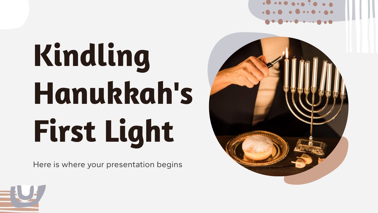 Kindling Hanukkah's First Light | Google Slides & PPT