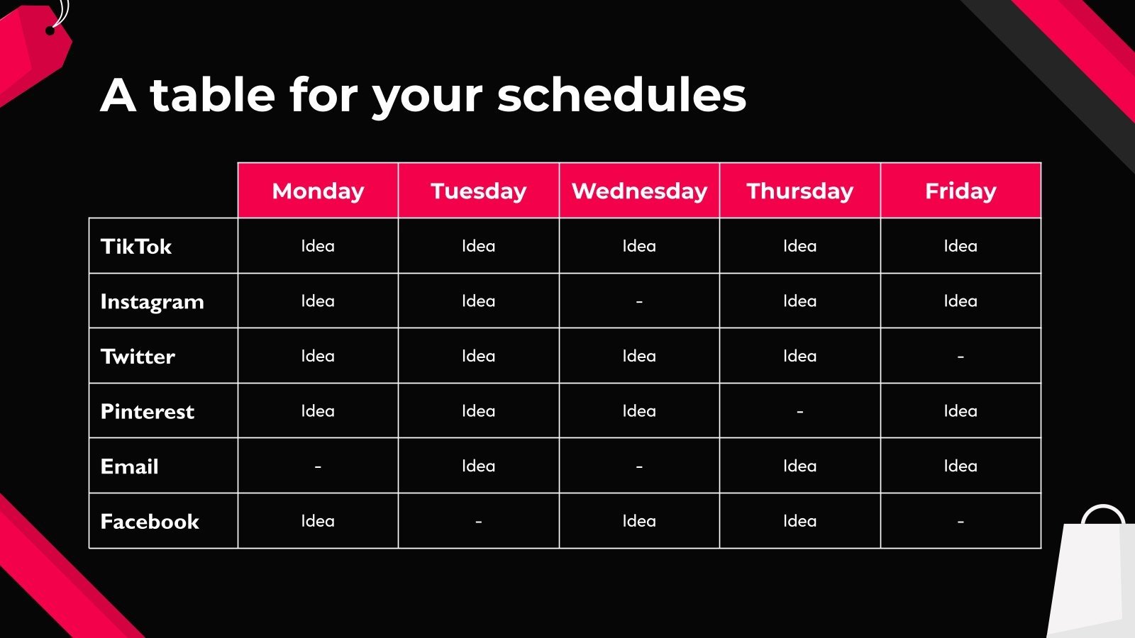 Black Friday Sales Social Media Strategy | Google Slides