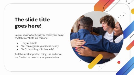 Soutenons-nous les uns les autres ! | Google Slides et PPT