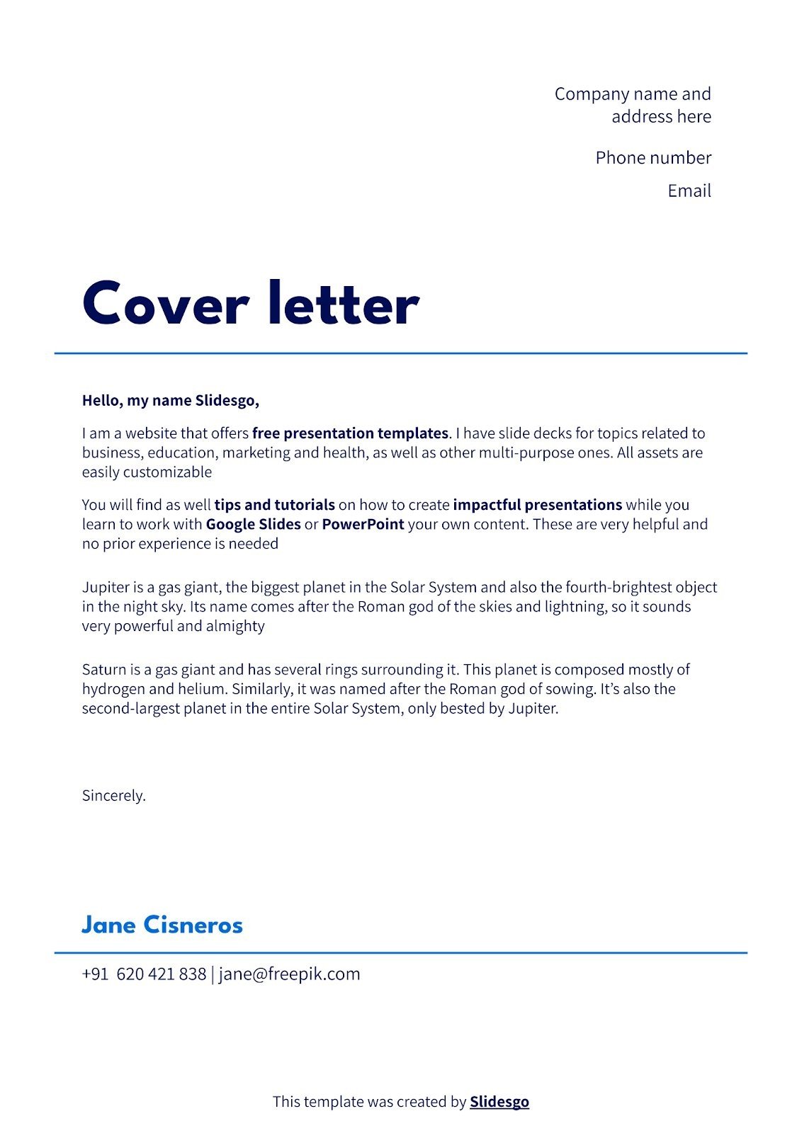 Immigration Consultant CV | Google Slides & PowerPoint