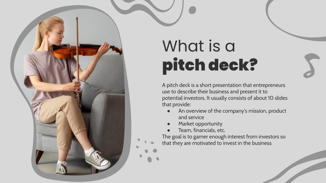 Violin Learning App Pitch Deck Presentation | Google Slides