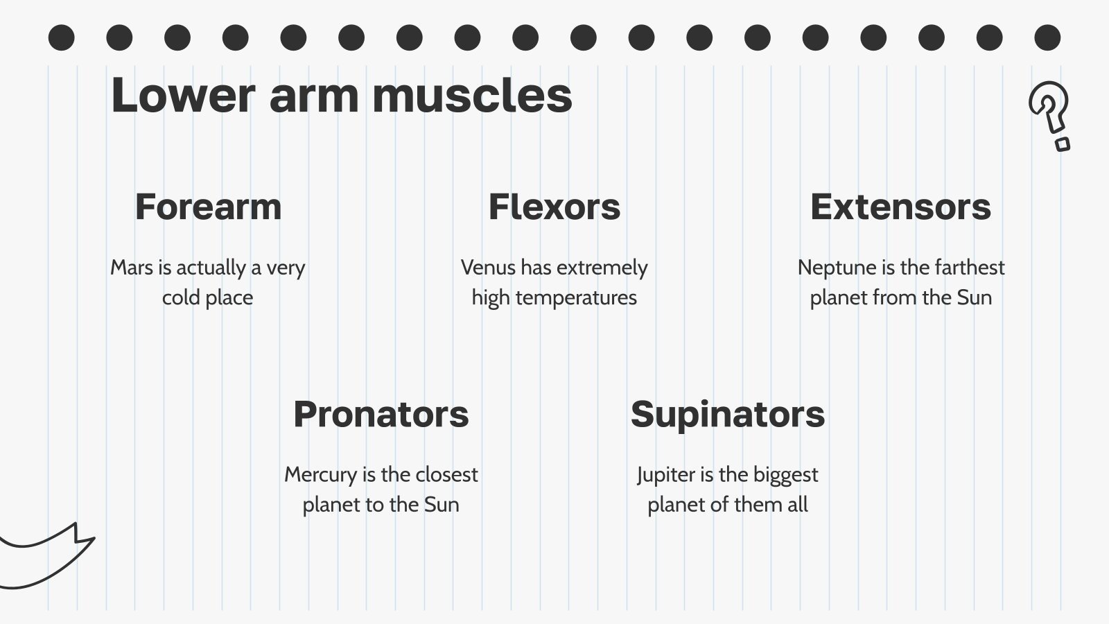 Biology for High School: Upper & Lower Arm Muscles