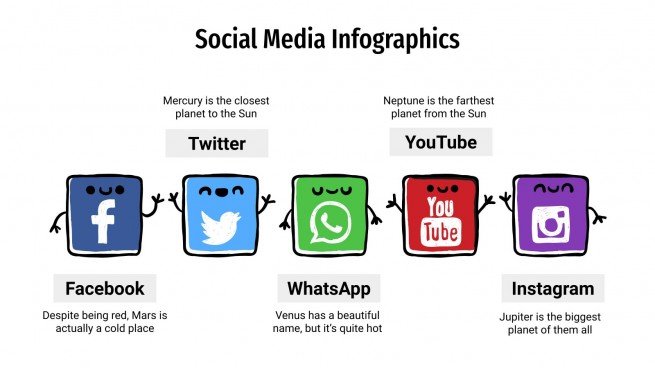 Free Social Media Infographics for Google Slides and PowerPoint