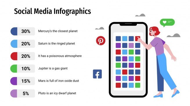 Free Social Media Infographics for Google Slides and PowerPoint