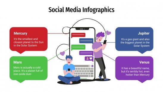 Free Social Media Infographics for Google Slides and PowerPoint