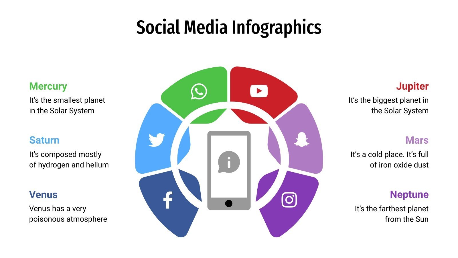 Free Social Media Infographics for Google Slides and PowerPoint