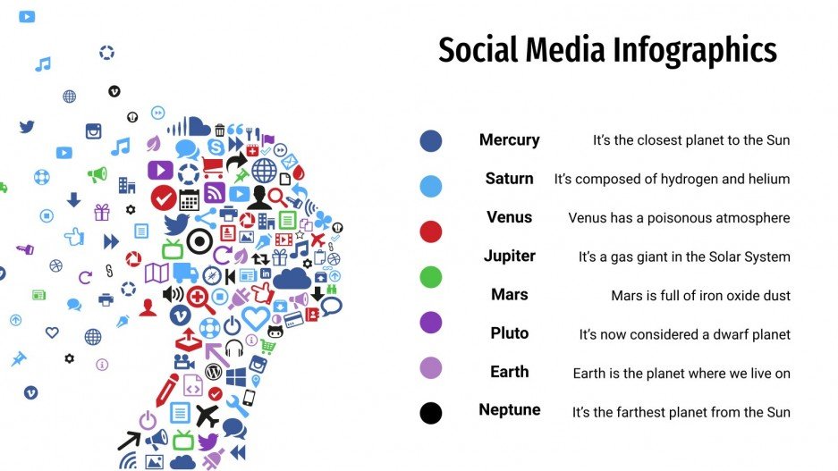 Free Social Media Infographics for Google Slides and PowerPoint