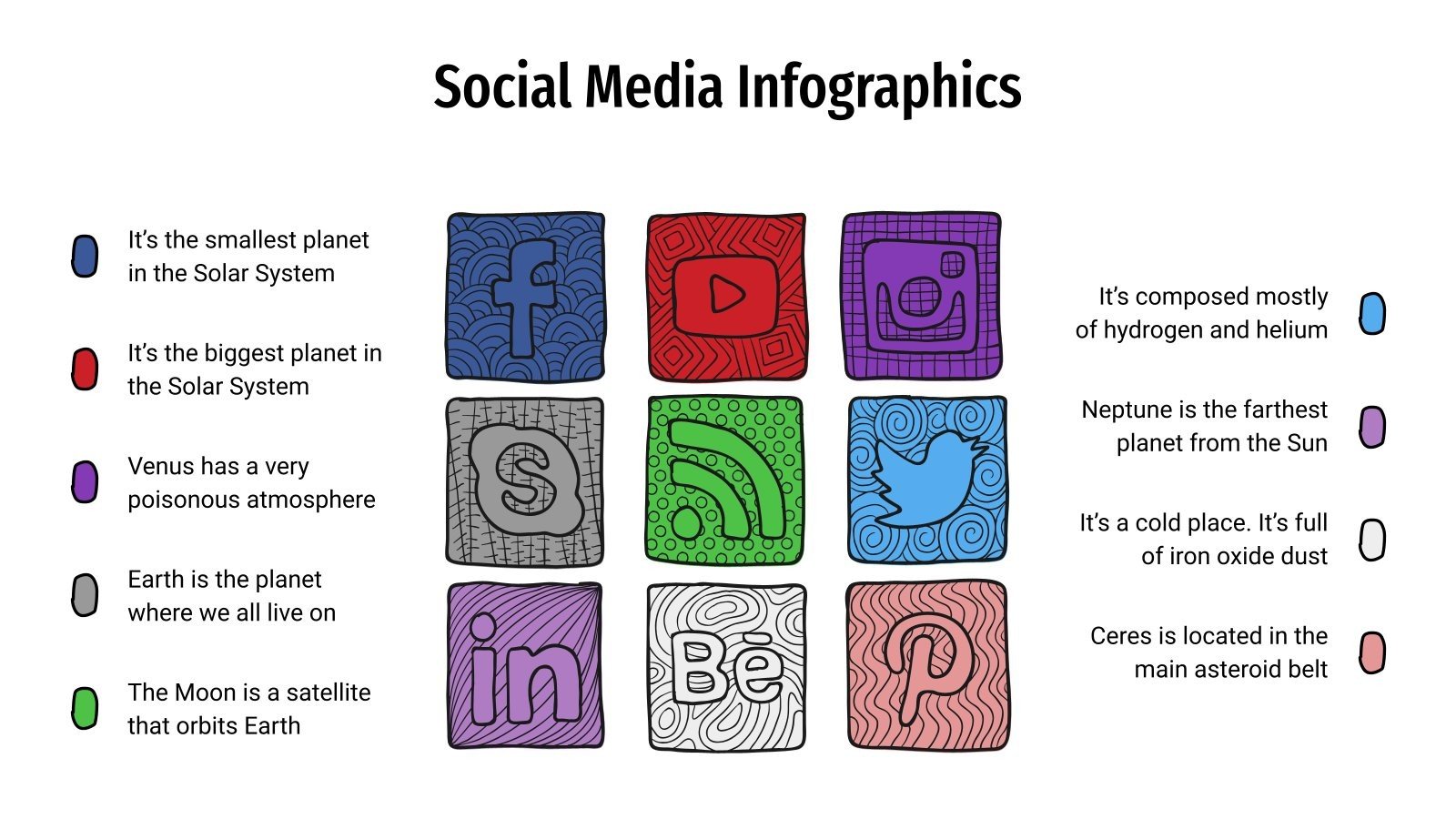 Free Social Media Infographics for Google Slides and PowerPoint