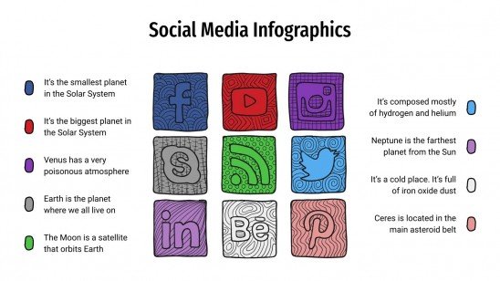 Free Social Media Infographics for Google Slides and PowerPoint