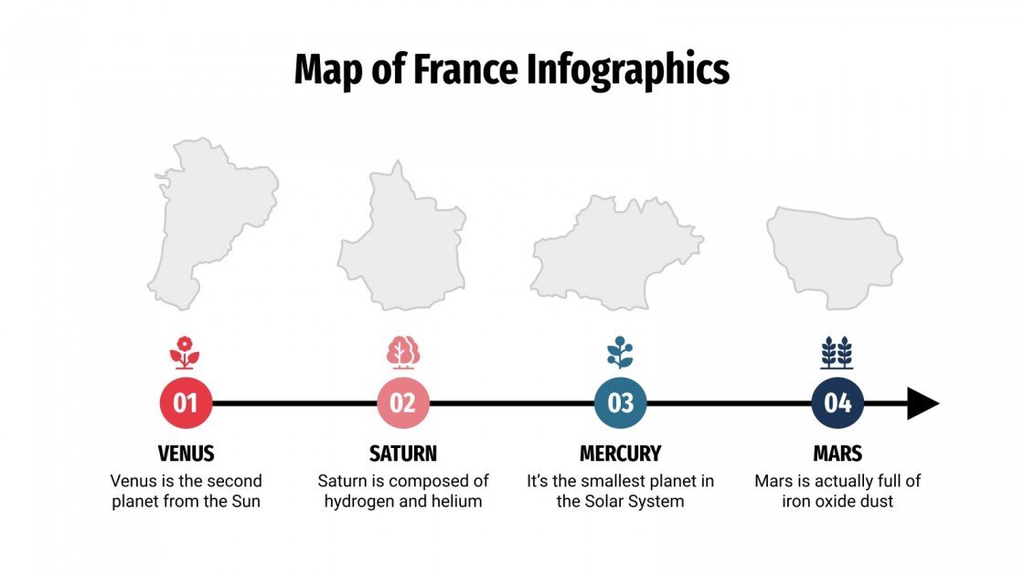 Map of France Infographics for Google Slides and PowerPoint