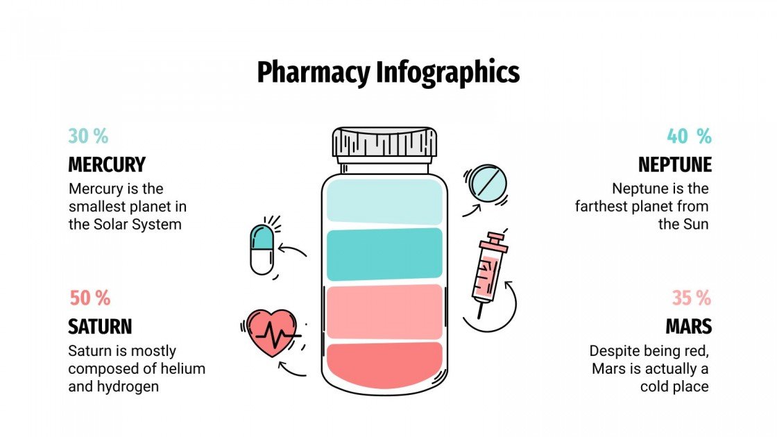 Free Pharmacy Infographics for Google Slides and PowerPoint