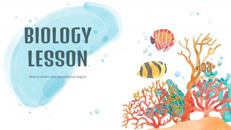 Templates about fish for Google Slides and PowerPoint
