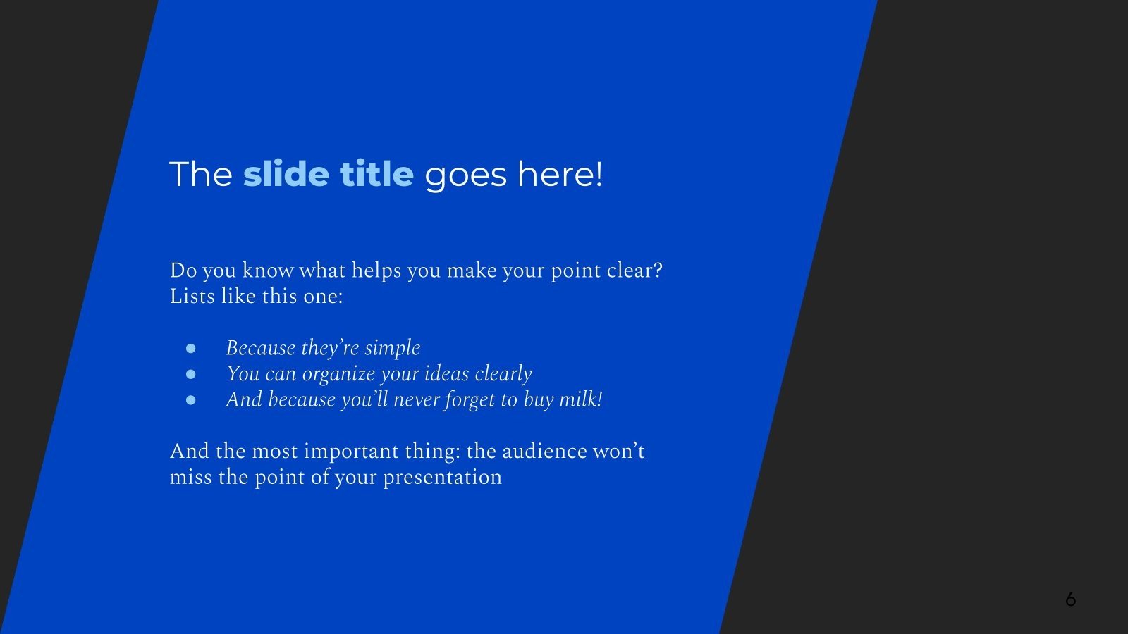 Elegant Blue Google Slides and PowerPoint Template
