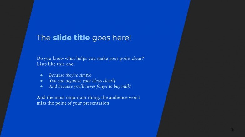 Elegant Blue Google Slides and PowerPoint Template