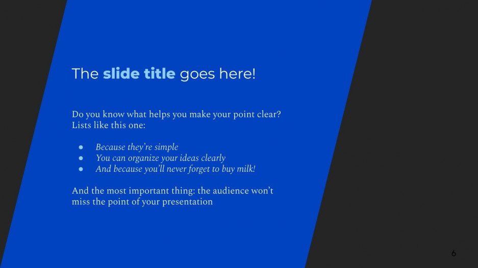 Elegant Blue Google Slides and PowerPoint Template