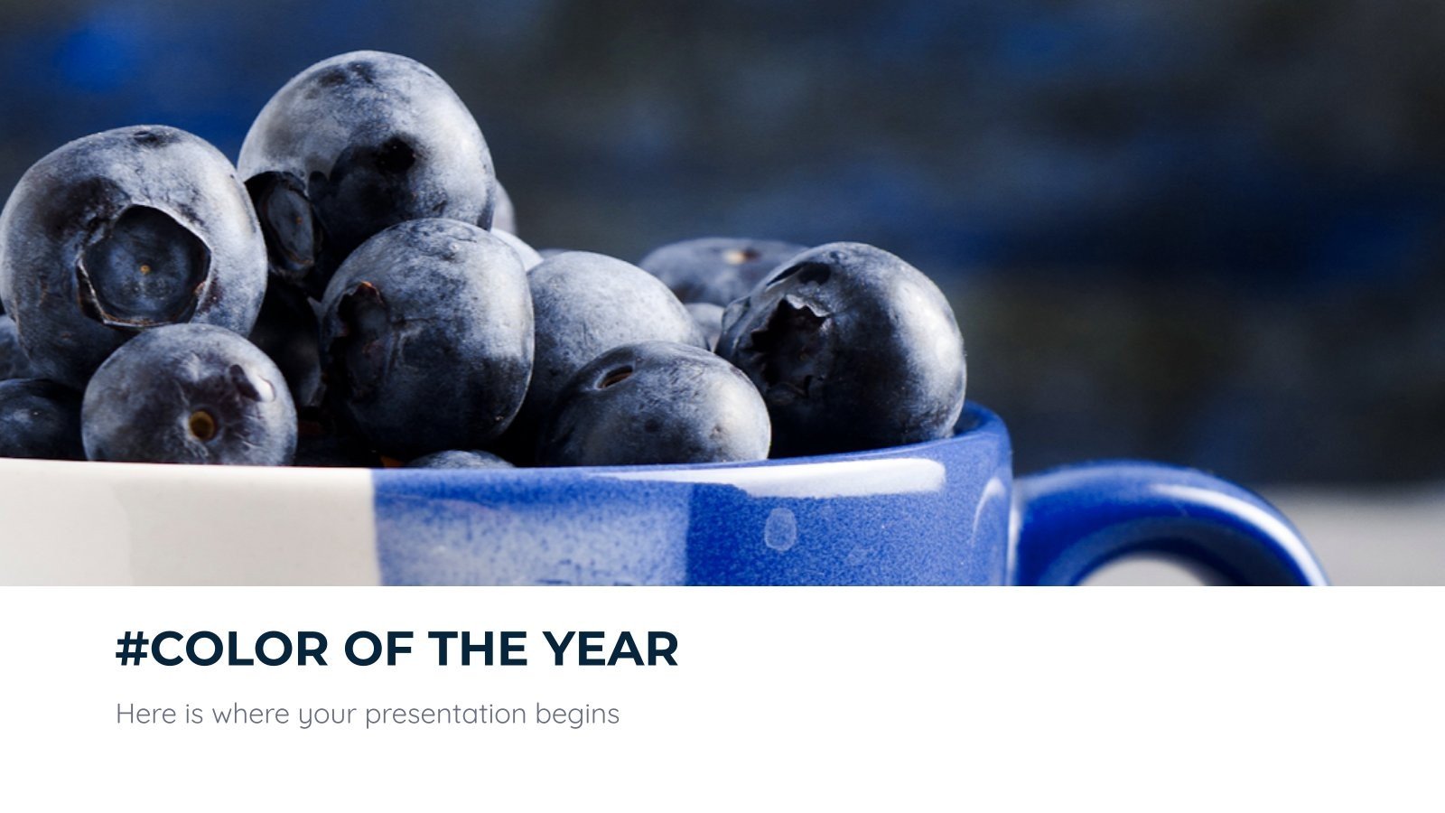 Free Google Slides and PowerPoint Color of the Year Templates