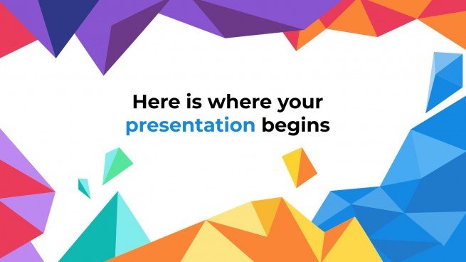 Modelos grátis com design Colorido do Google Slides e PPT