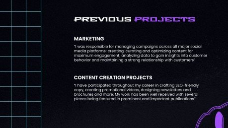 Trap Singer Portfolio Presentation