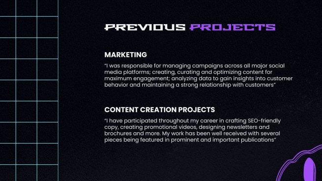 Trap Singer Portfolio Presentation