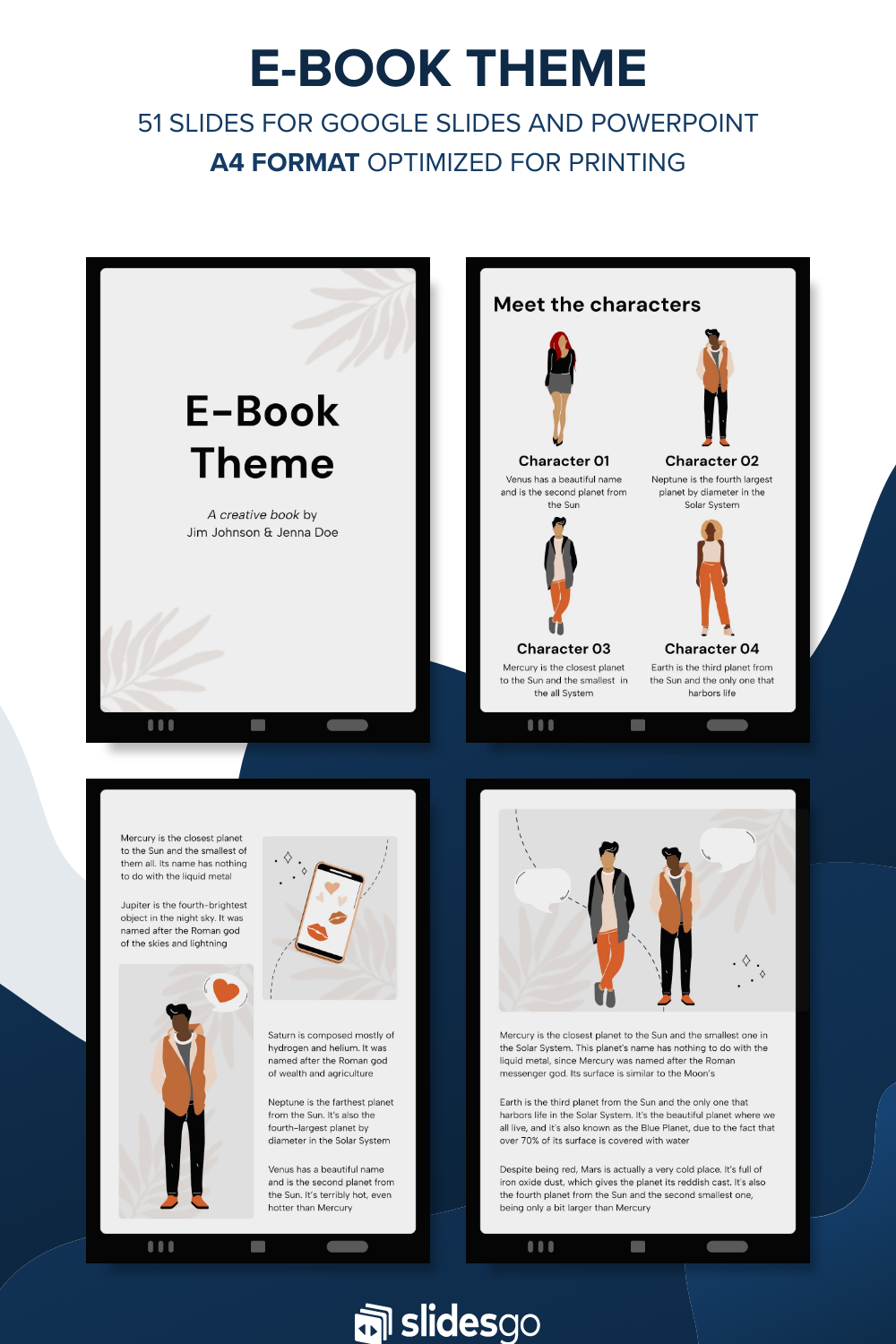 E-Book Theme | Google Slides & PowerPoint template